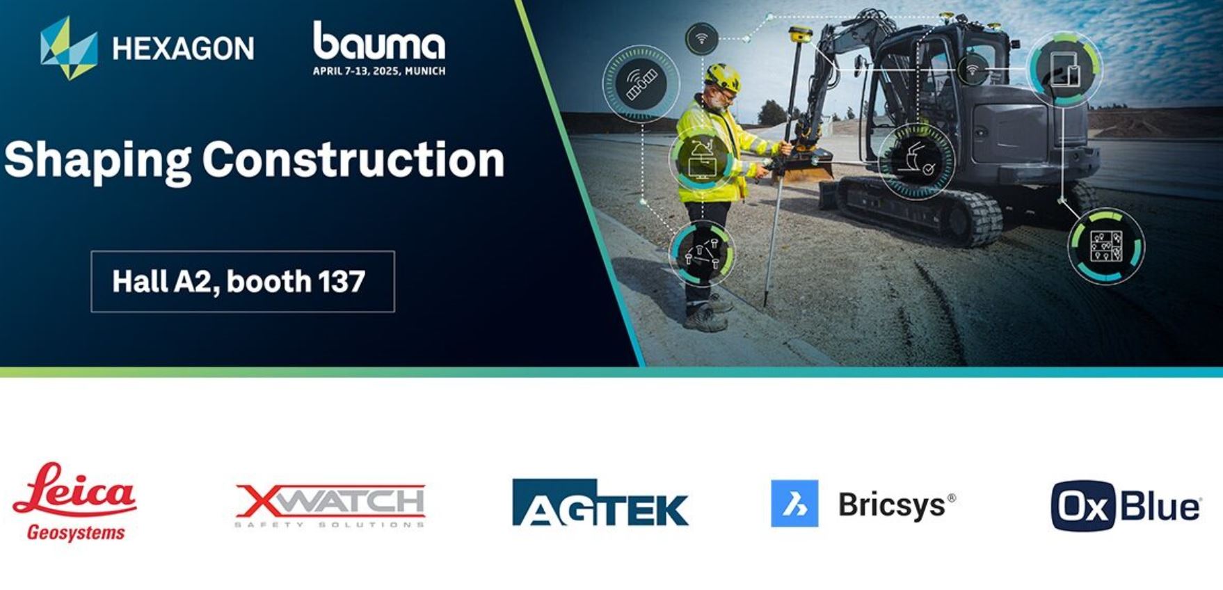 HEXAGON. A Bauma 2025 con un'offensiva di prodotti stratificata