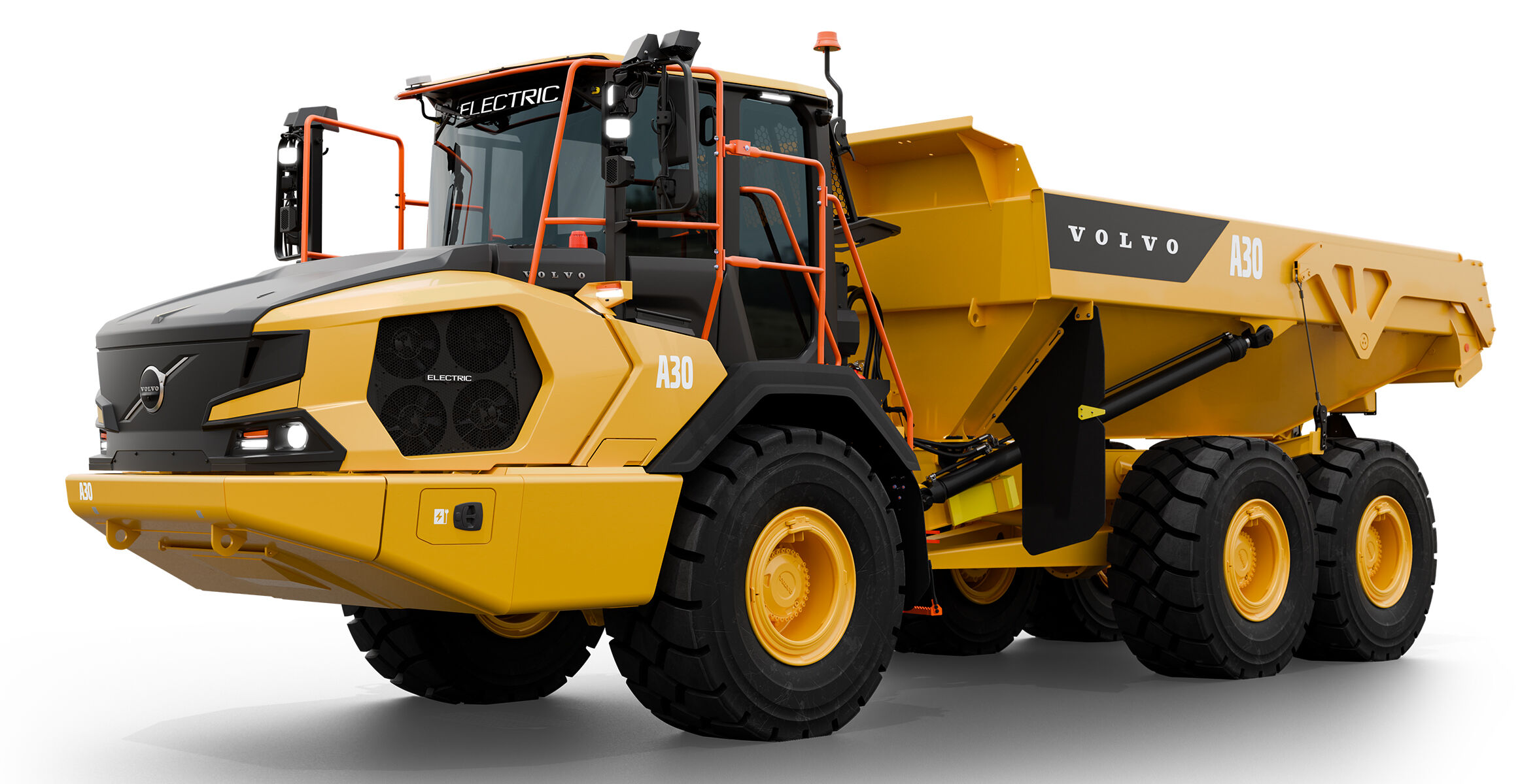 VOLVO CE. Arrivano i primi dumper elettrici A30 e A40 Electric
