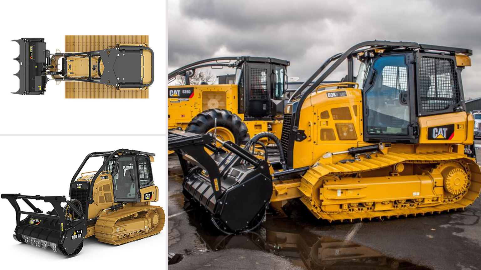 Caterpillar D1 Mulcher, il dozer compatto per il forestale | e-construction