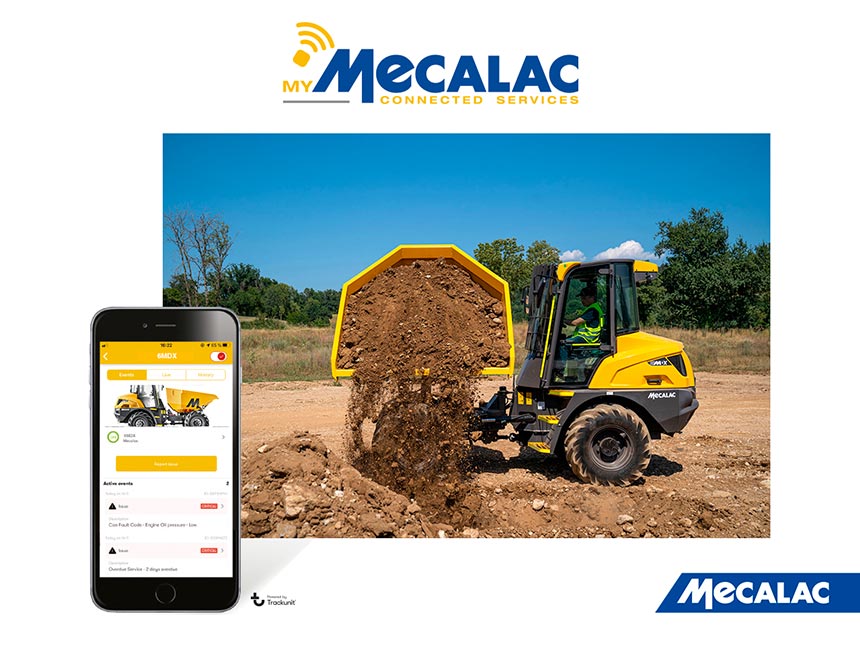 Mecalac, sui dumper francesi arriva "MyMecalac" | e-construction