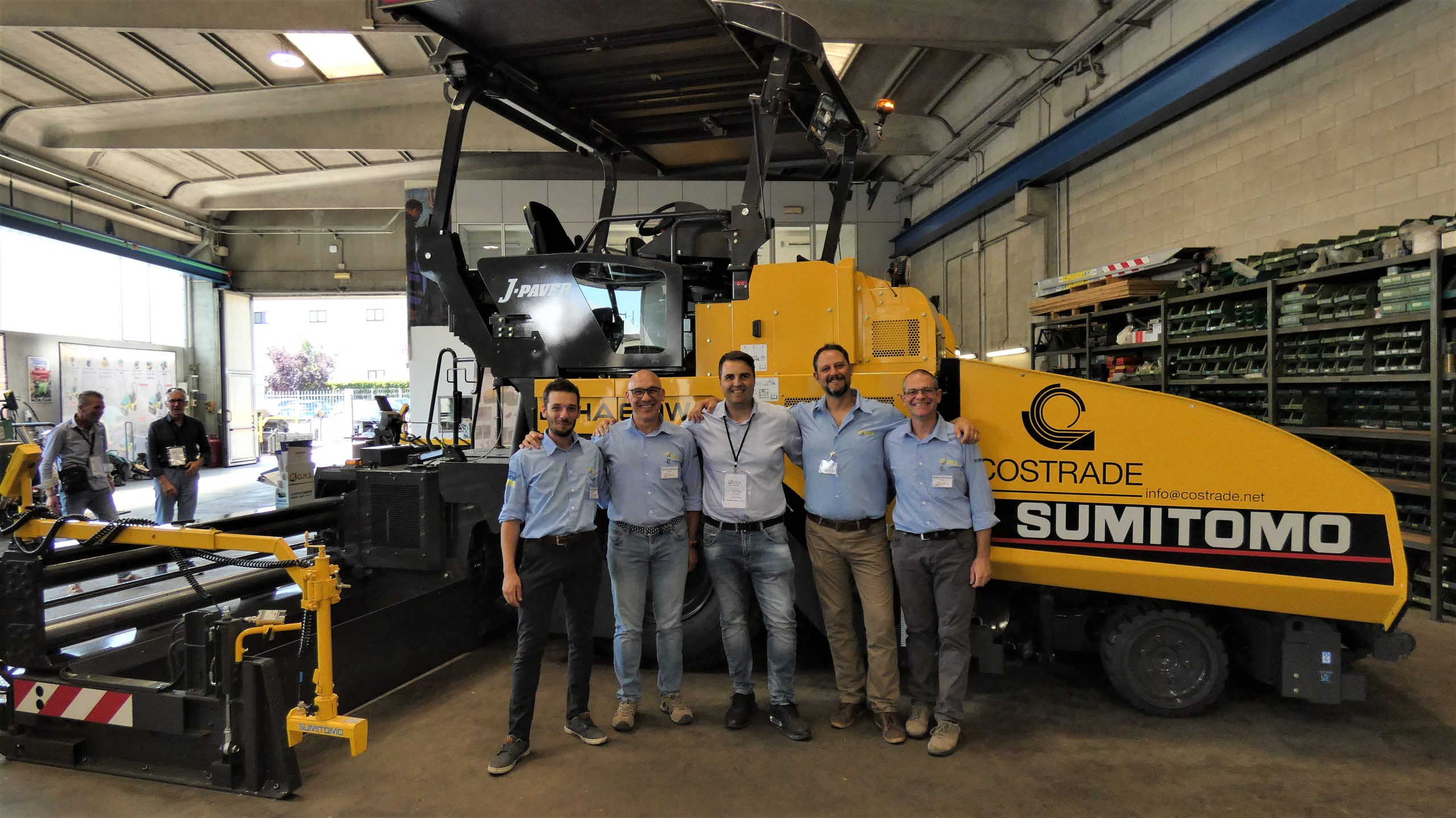 Sumitomo, la prima HA60W-11 in Italia arriva a Costrade | e-construction