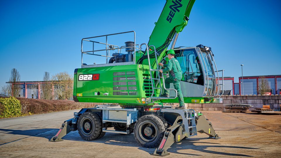 Sennebogen 822G, movimentare in efficienza | e-construction