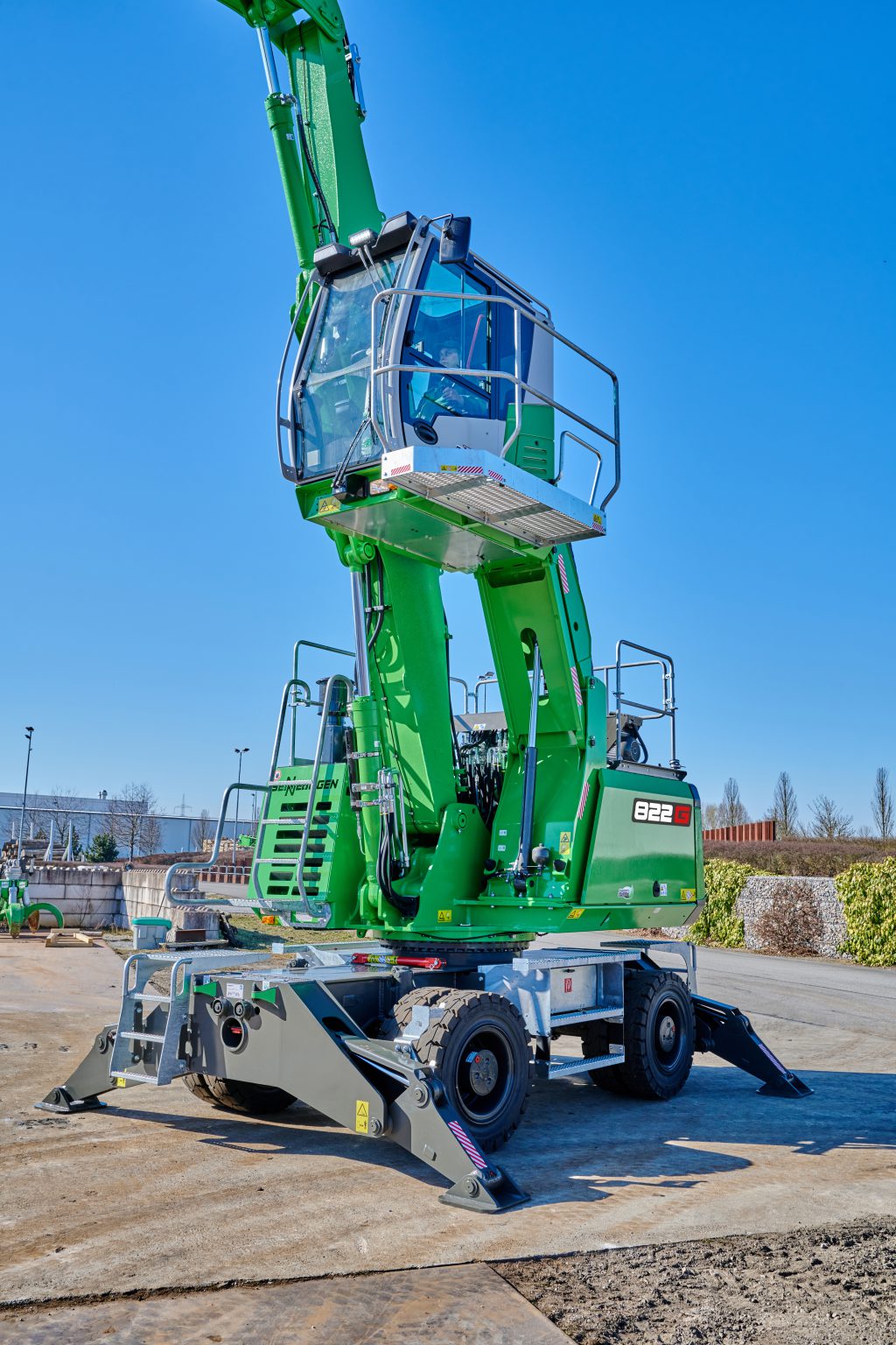 Sennebogen 822G, movimentare in efficienza | e-construction