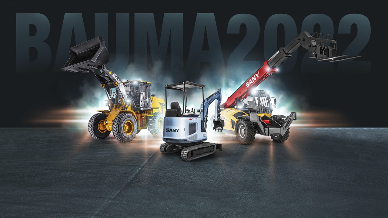 Sany, a Bauma 2022 l'offerta si allarga in modo strategico | e-construction