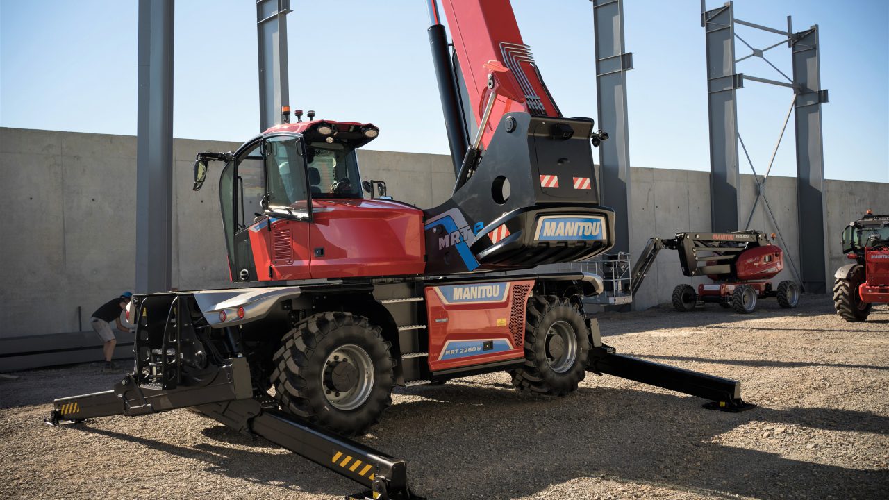 Manitou MRTe, ecco i telescopici rotativi elettrici | e-construction