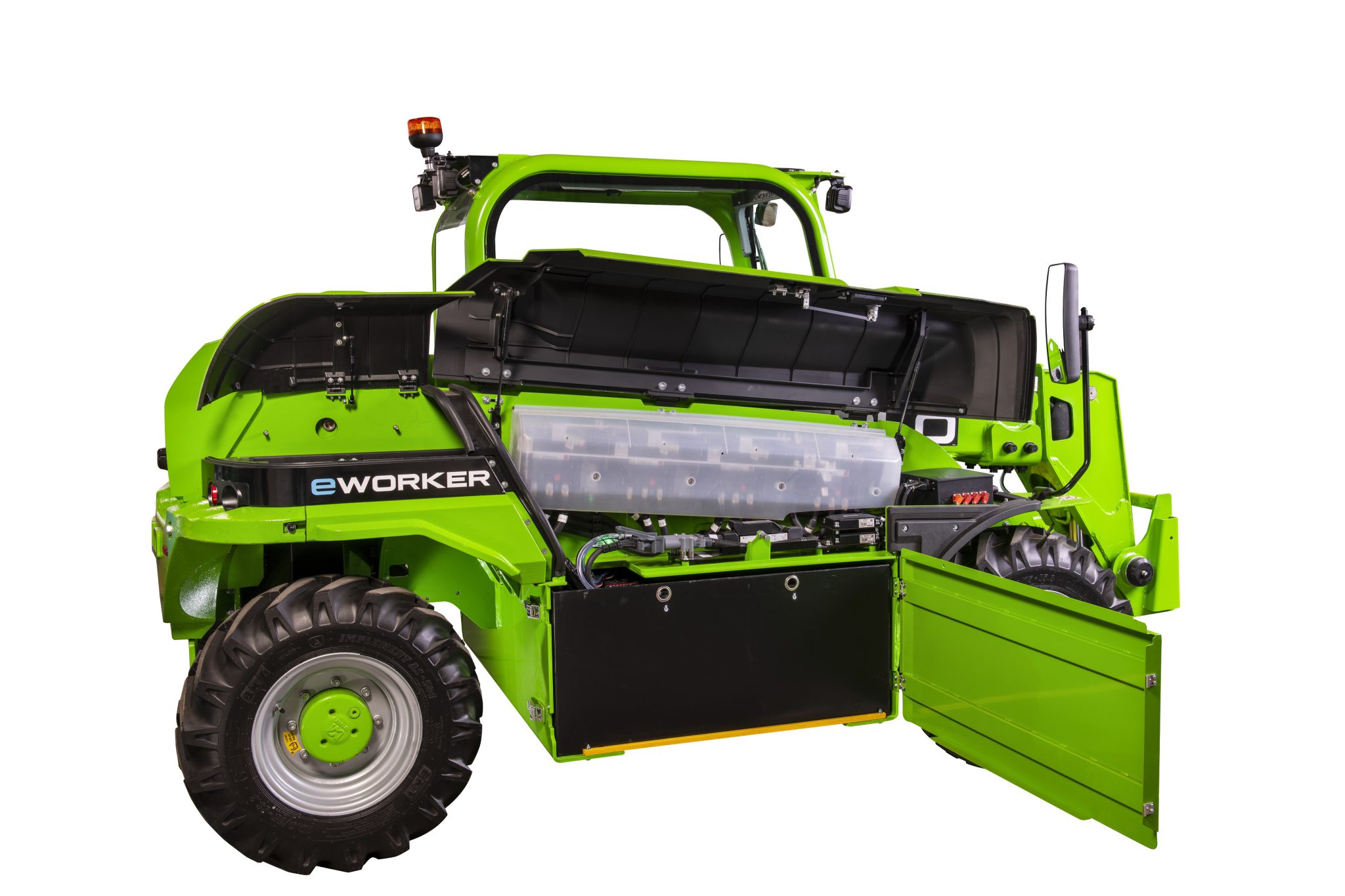 Merlo e-WORKER, batterie semplici e collaudate | e-construction
