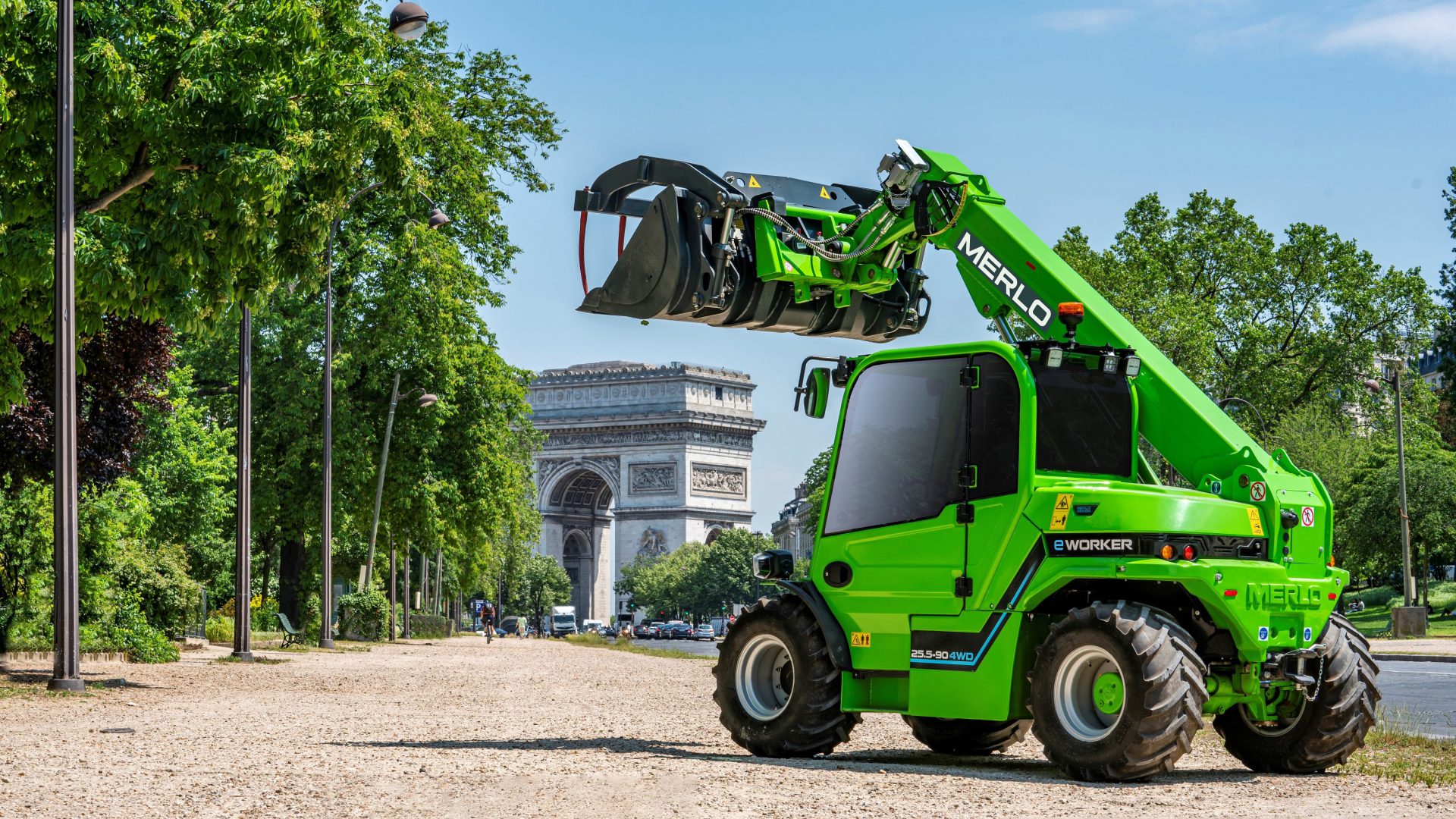 Merlo e-WORKER, batterie semplici e collaudate | e-construction
