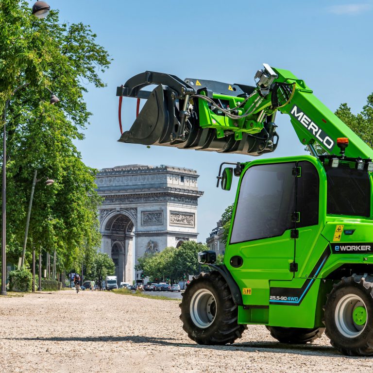 Merlo e-WORKER, batterie semplici e collaudate | e-construction