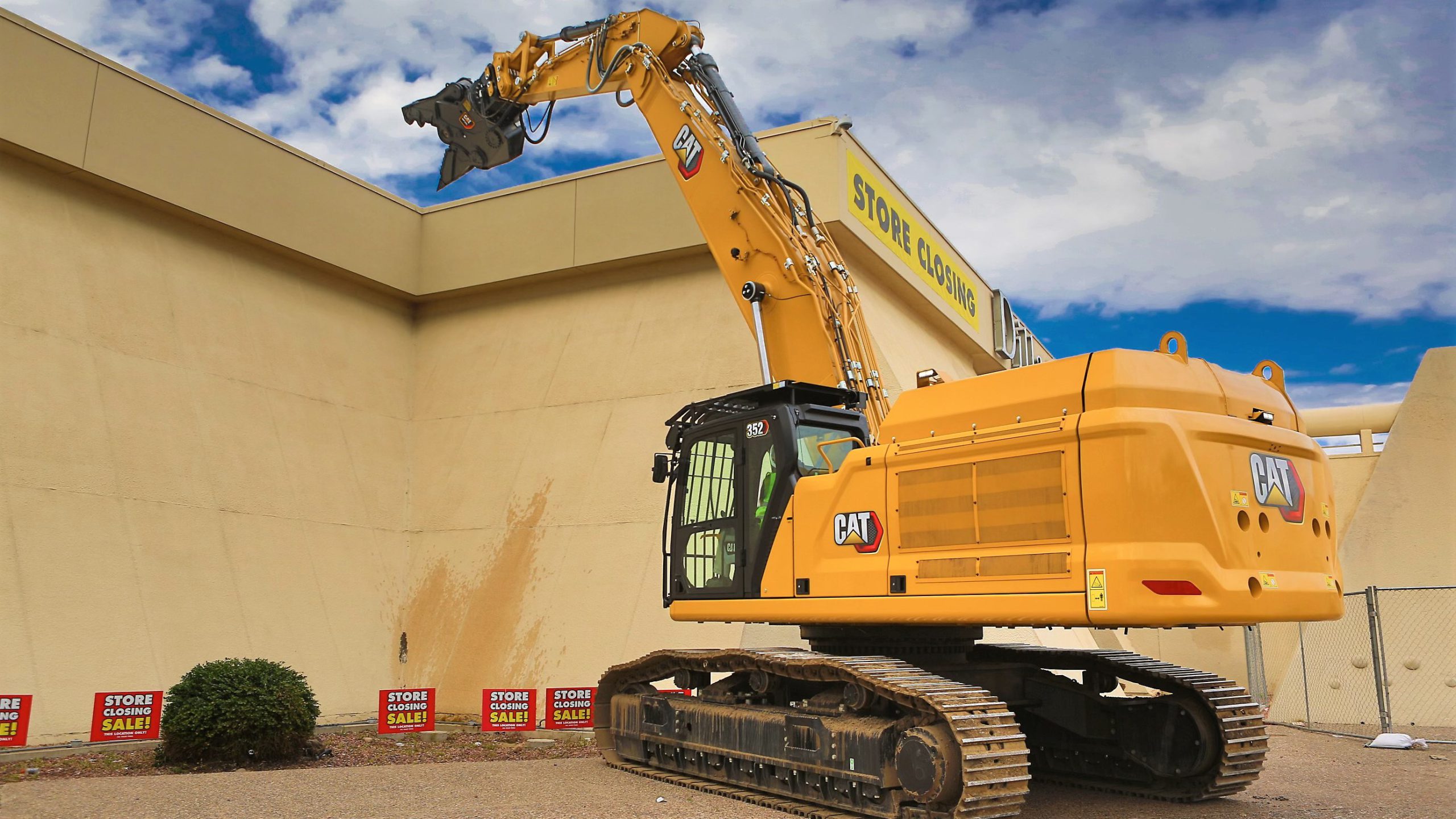 Caterpillar, in arrivo il nuovo 352 Straight Boom | e-construction