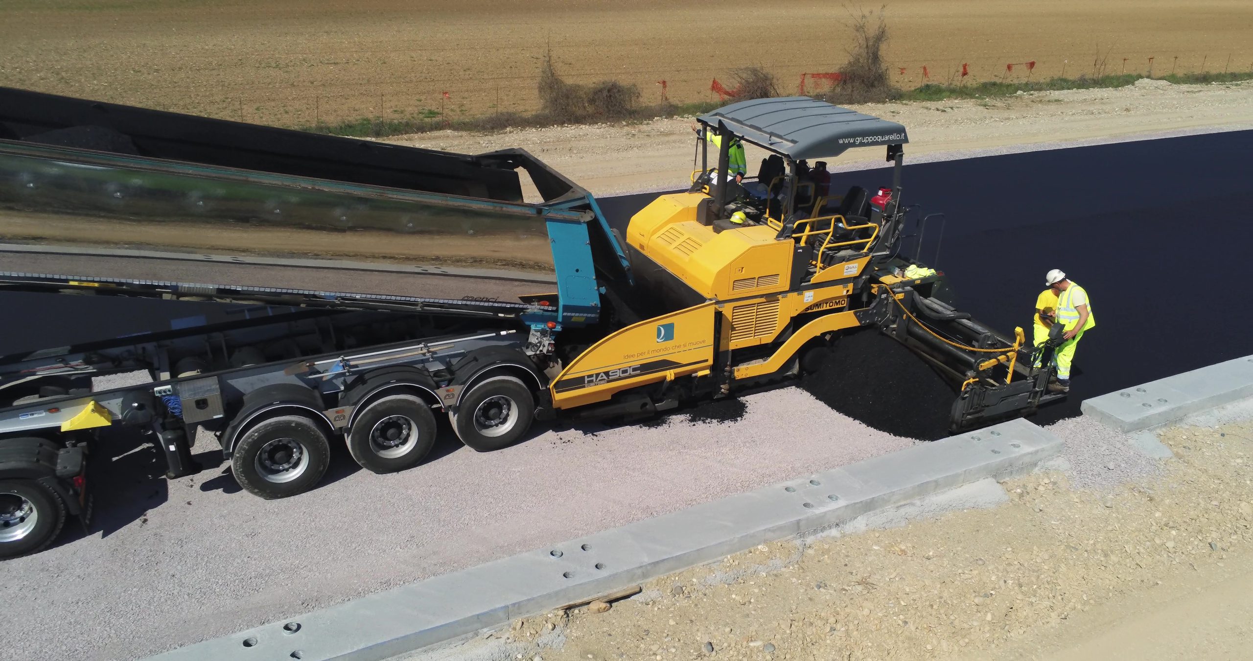 Sumitomo HA90C, con il Gruppo Quarello sul Terzo Valico | e-construction