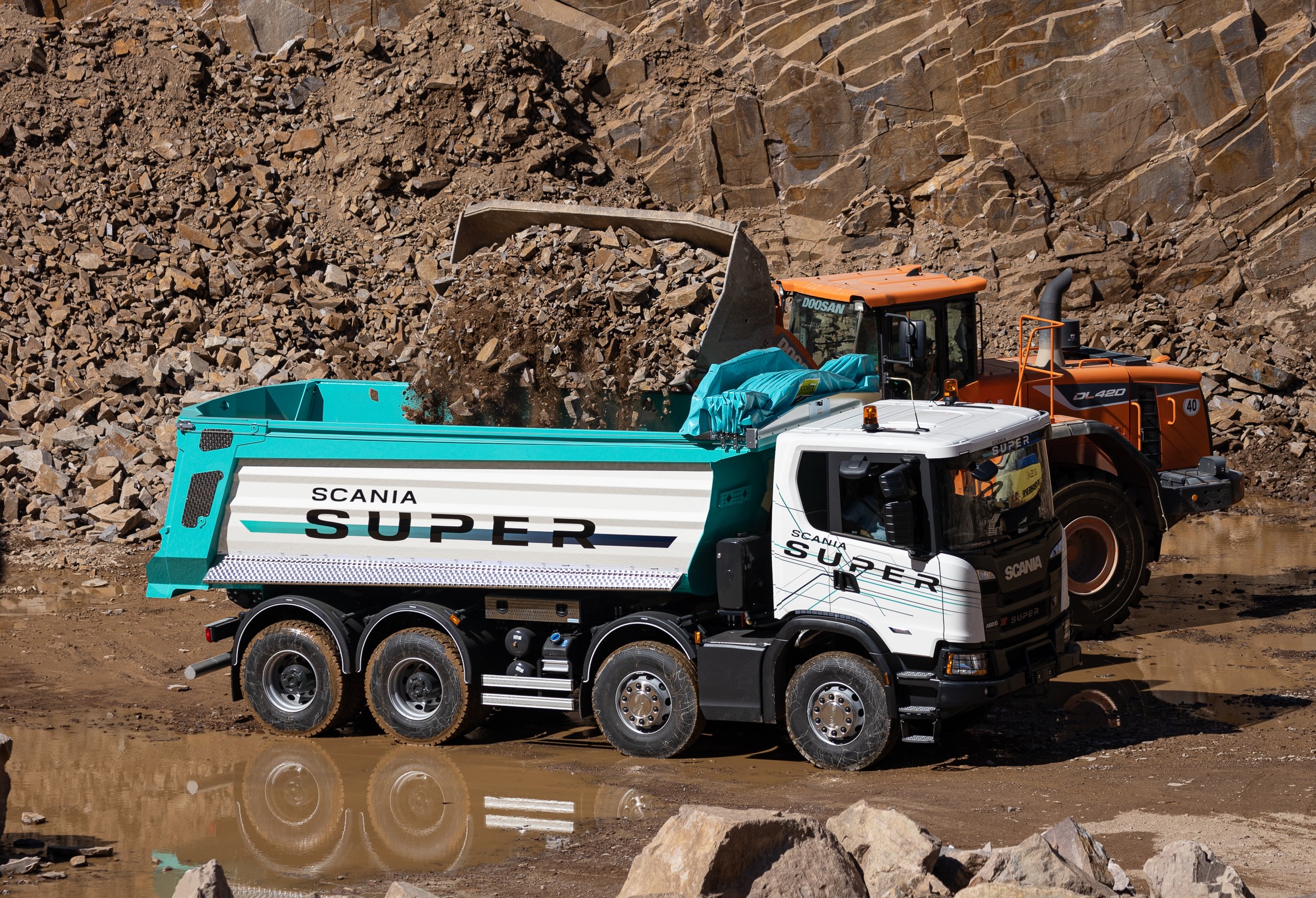 Scania Super XT, cava-cantiere super-sostenibile | e-construction