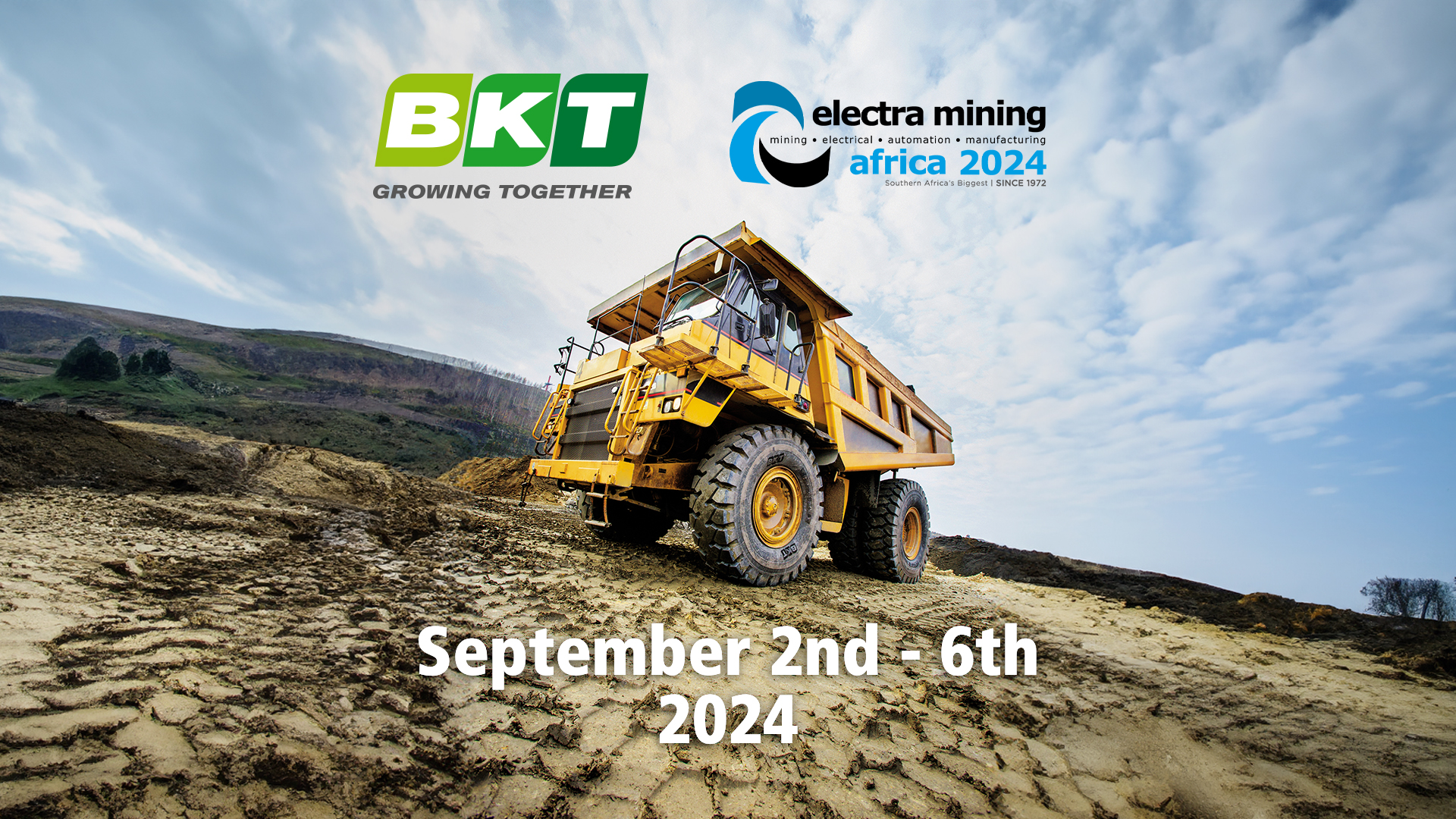BKT sarà presente a Electra Mining Africa a Johannesburg