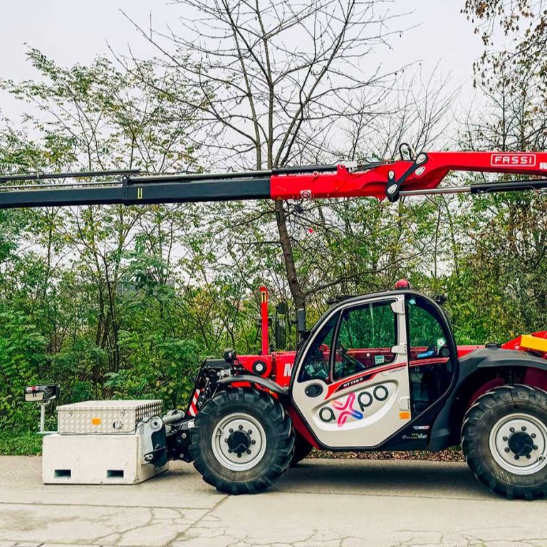 Fassi e Manitou per un allestimento speciale per Axpo Grid AG