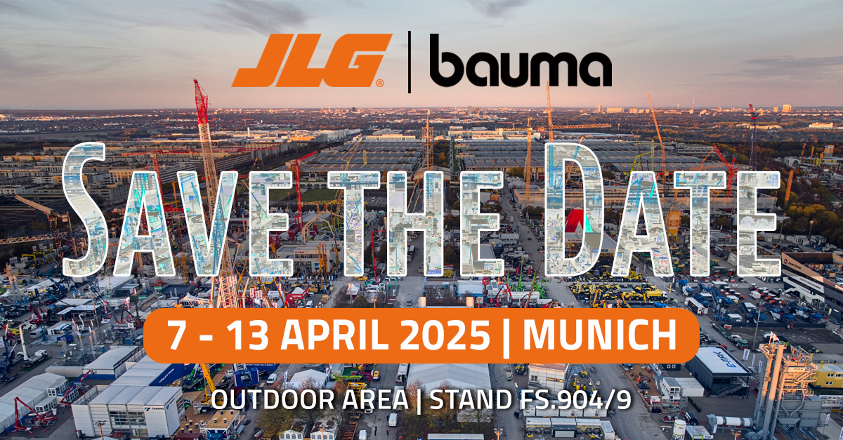JLG sarà di nuovo presente a Bauma 2025 con nuovi prodotti
