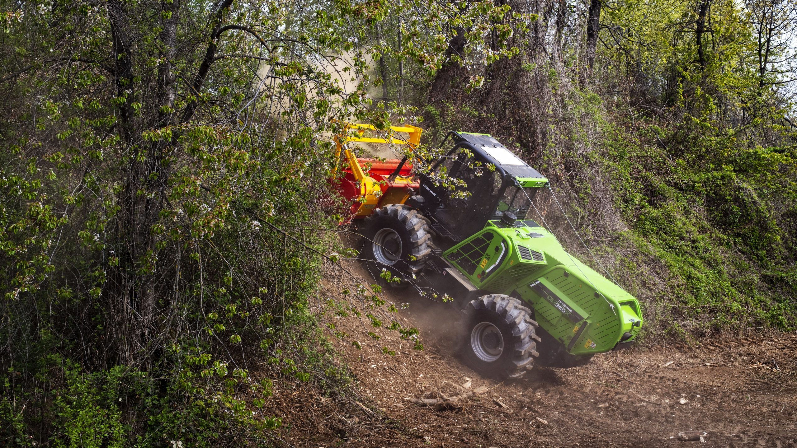 Merlo era presente con i trattori MM-X alla prima del Futa-Expo